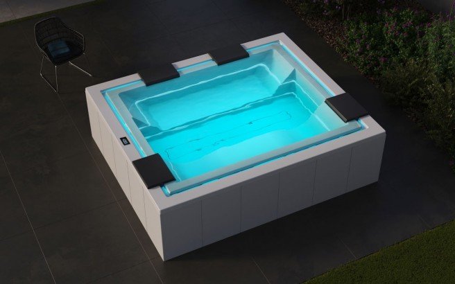 ᐈ 【Aquatica Vibe Infinity Spa With Maridur® Siding (220/240V / 50/60Hz ...