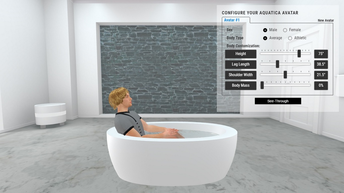 ᐈ 【Aquatica Purescape™ 174B-Blck-Wht Relax Air Massage Bathtub】 Buy ...